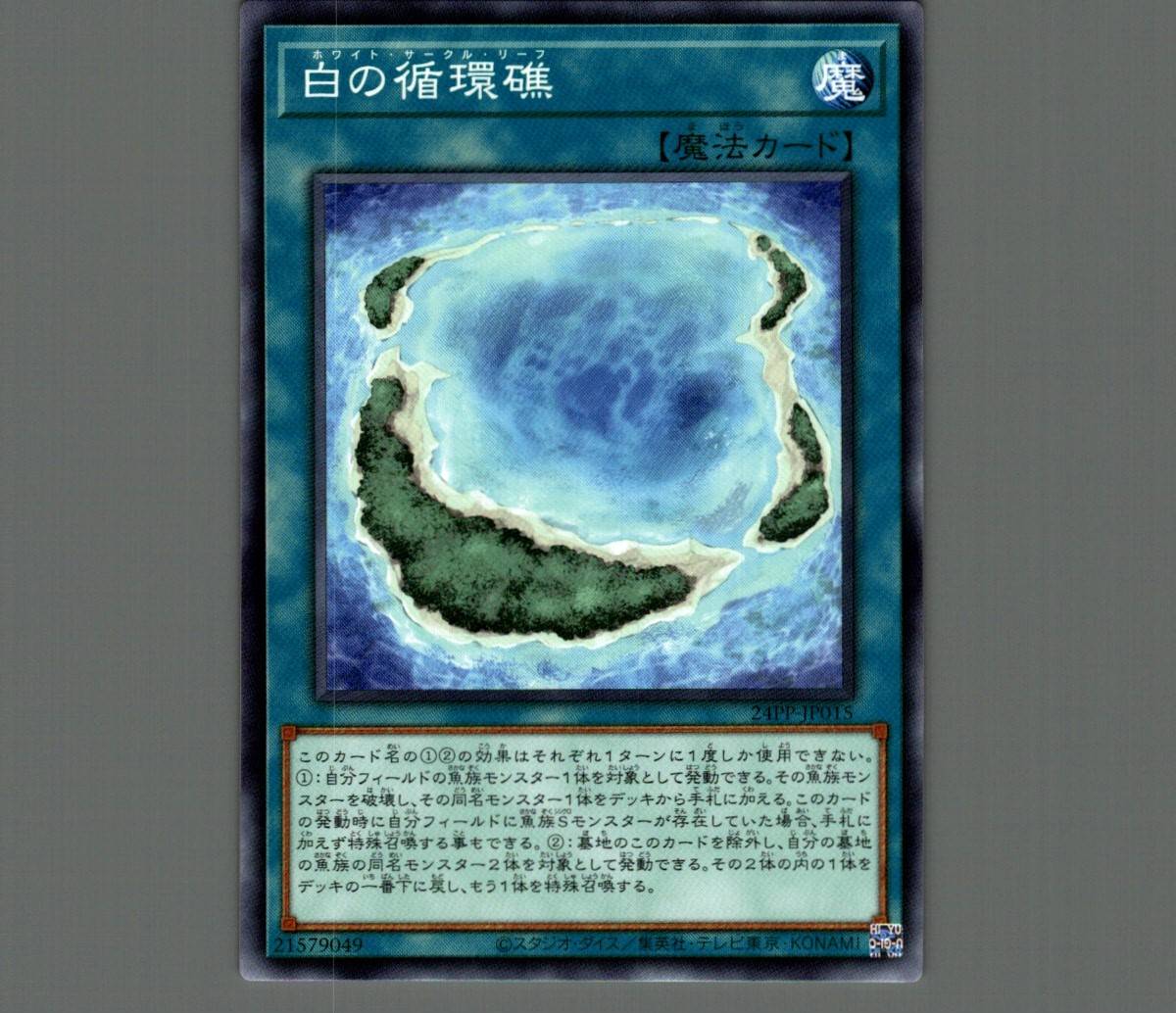 白の循環礁/ノーマル【魔法】《24PP-JP015》 - メルカード遊戯王
