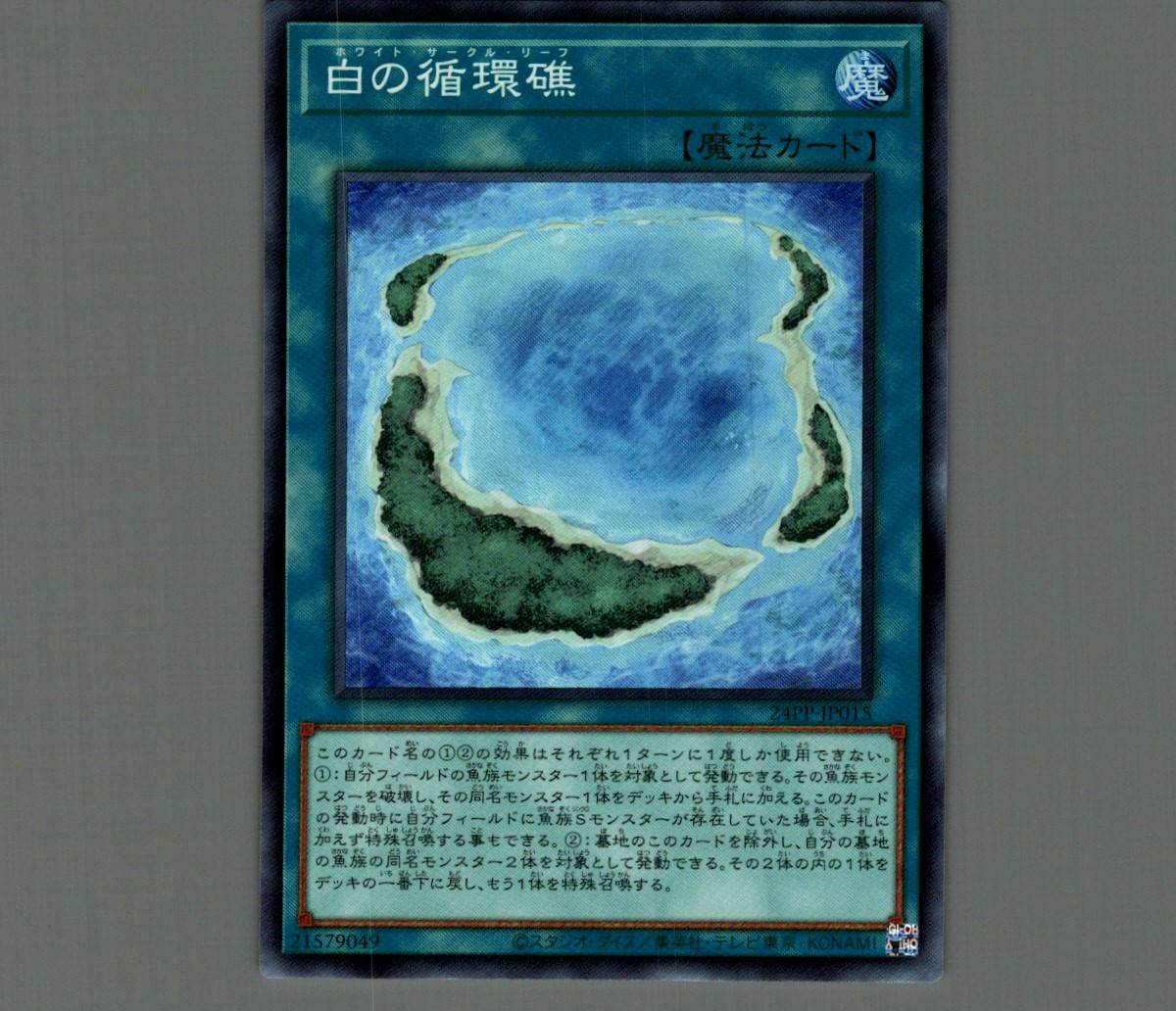 白の循環礁/スーパー【魔法】《24PP-JP015》 - メルカード遊戯王