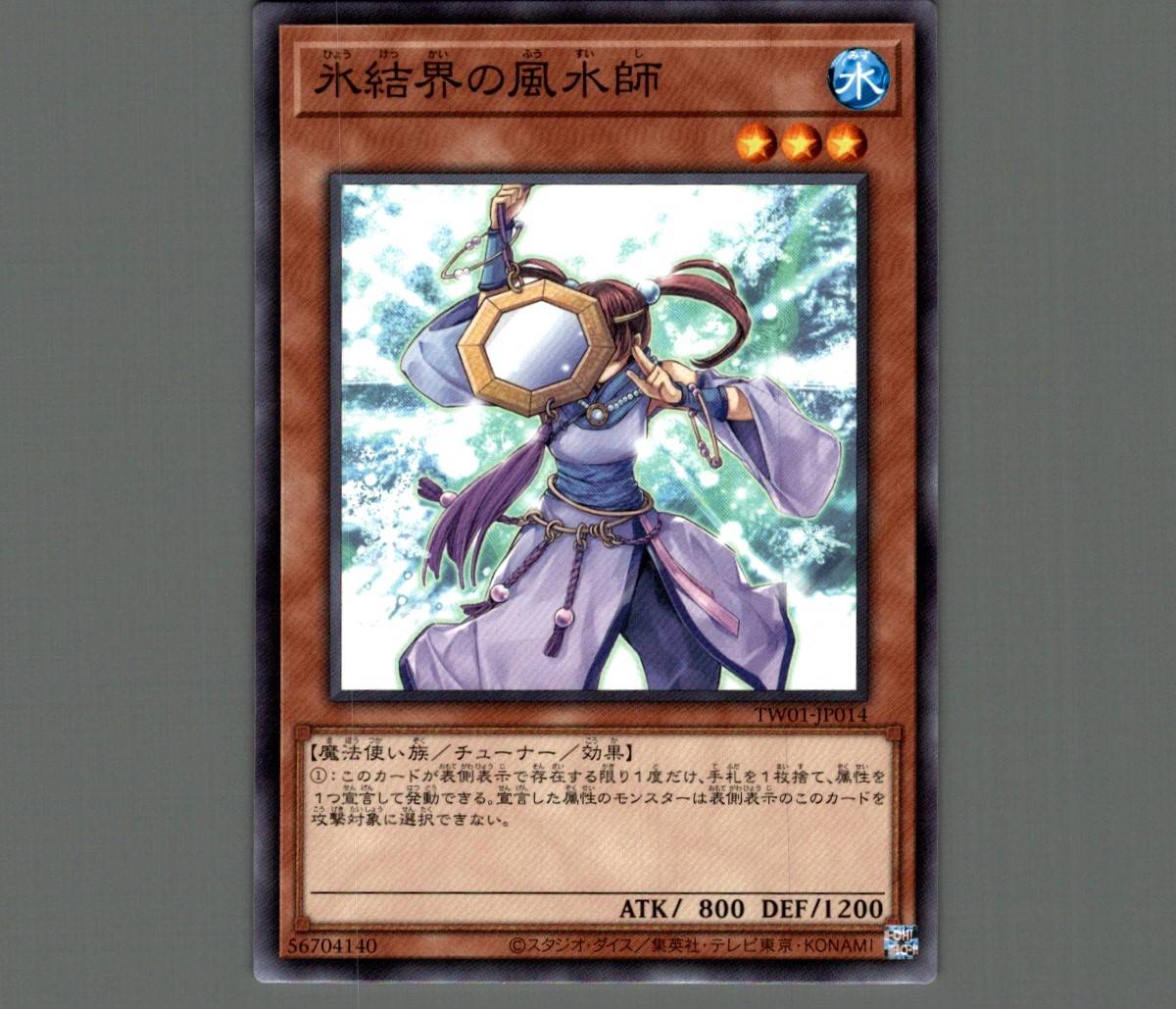 氷結界の風水師/ノーマル【モンスター】《TW01-JP014》 - メルカード遊戯王