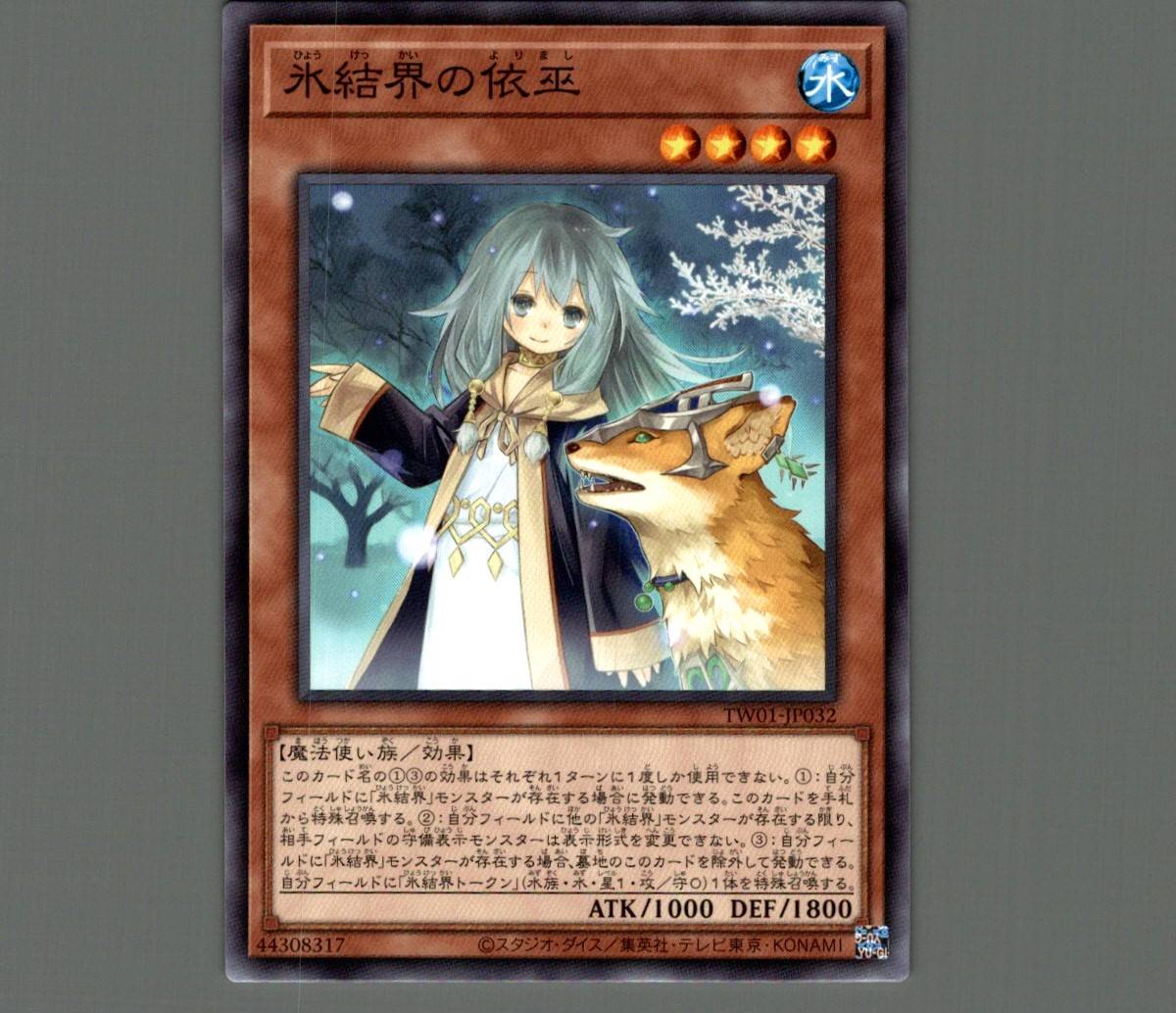 氷結界の依巫/ノーマル【モンスター】《TW01-JP032》 - メルカード遊戯王